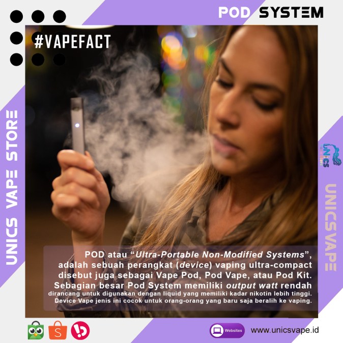 Apa itu Pod System? – uNics Vape Store